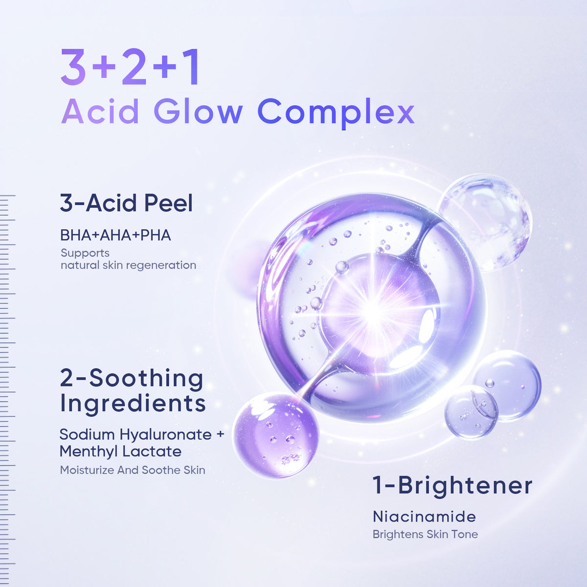 AHA BHA PHA Exfoliating Pads Smooth Skin Texture & Clear Pores
