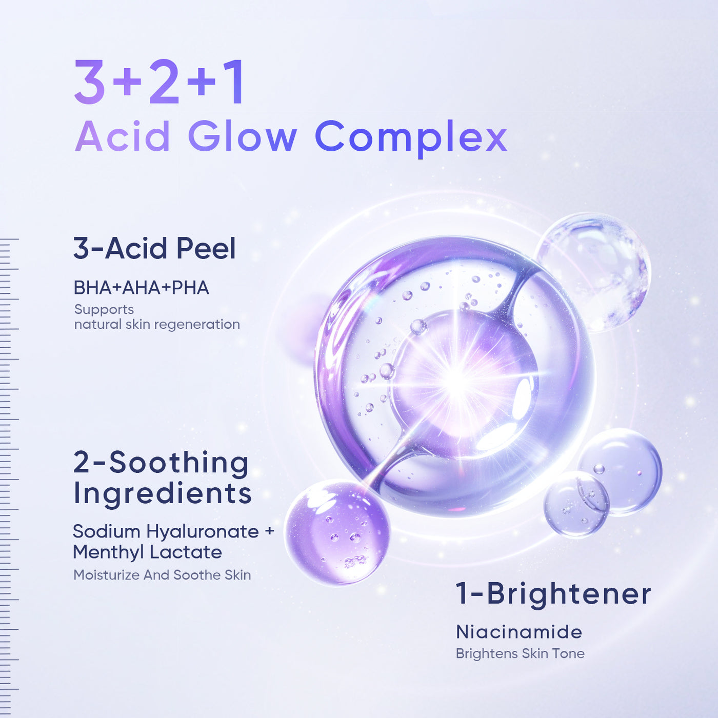 AHA BHA PHA Exfoliating Pads Smooth Skin Texture & Clear Pores